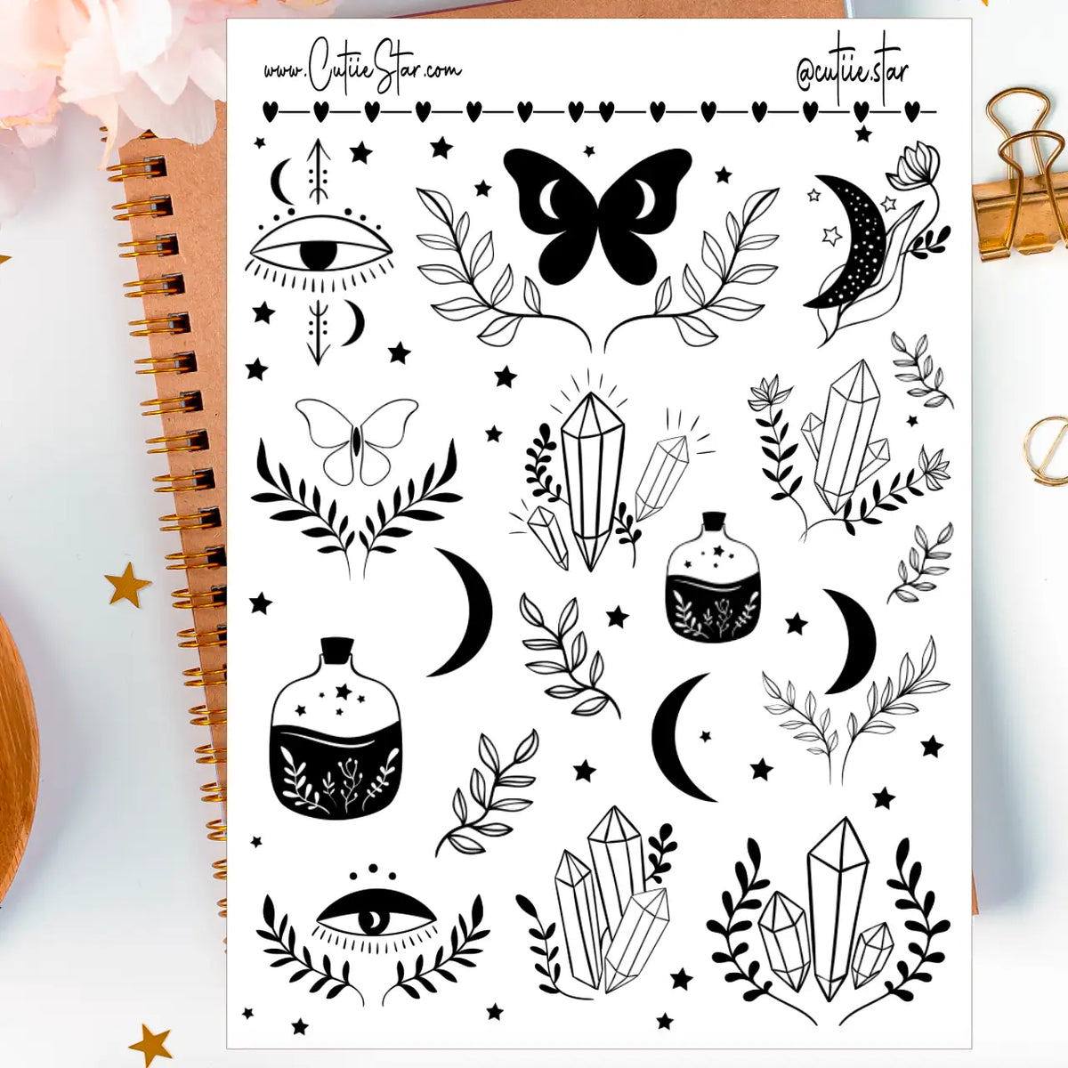 Mystical - Sticker Sheet – Sagewell Ink