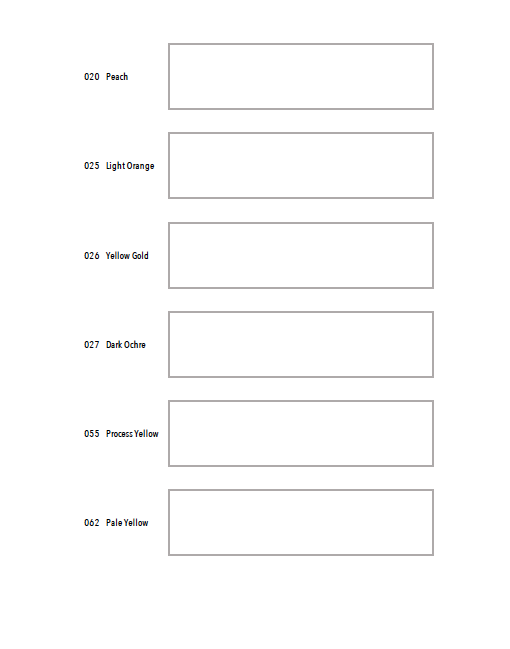 Tombow - Long Swatch Card Template - Digital Download – Sagewell Ink