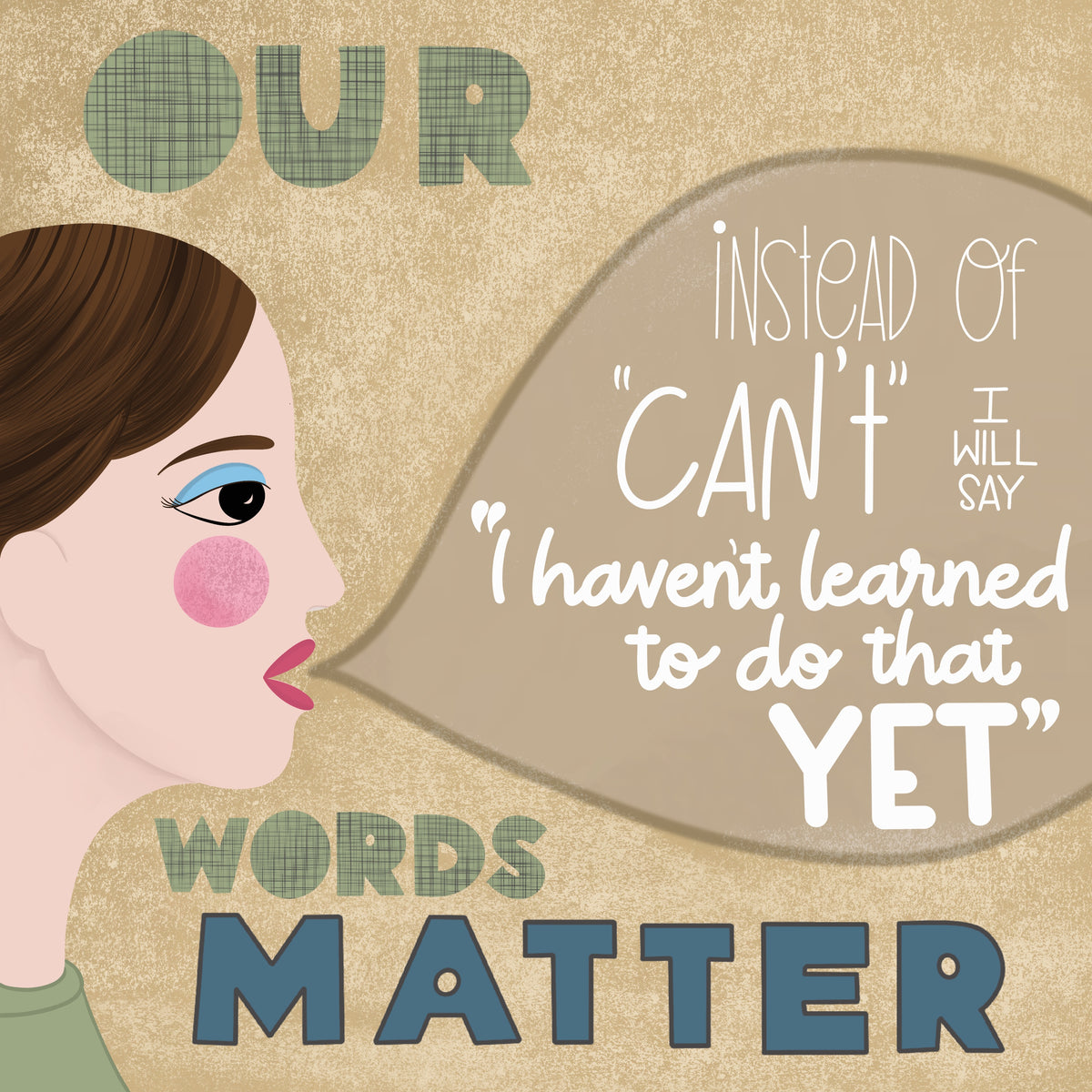 Words Matter - Starter Graphic - Digital Download – Sagewell Ink